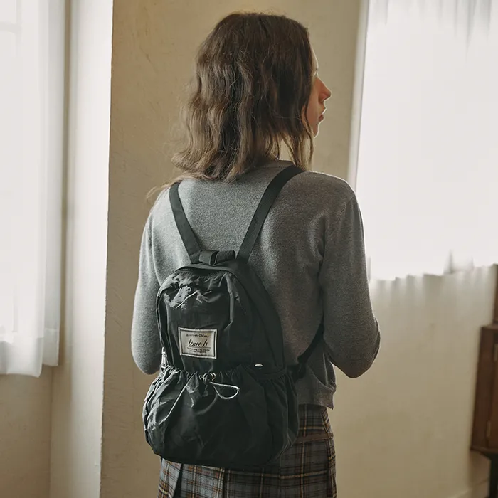 미니 스트링 백팩 블랙 Mini string backpack Black - 감도 깊은 취향 셀렉트샵 29CM