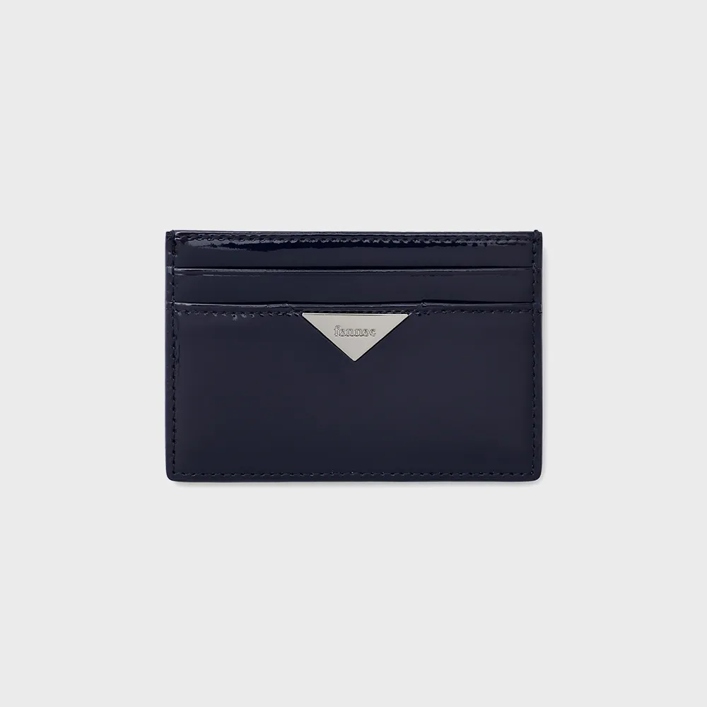 TRIANGLE SLIT CARD HOLDER - NAVY BLUE - 감도 깊은 취향 셀렉트샵 29CM