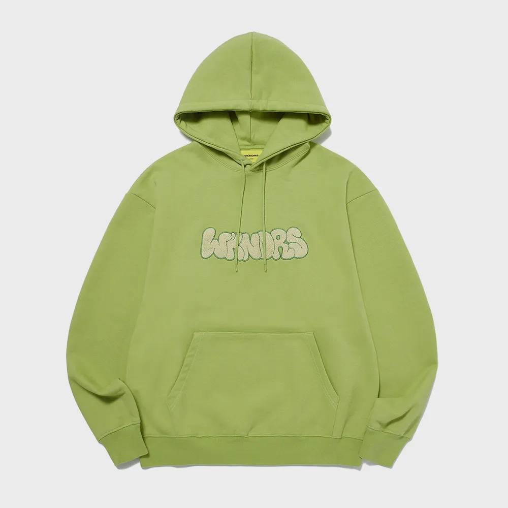 GRAFFITI LOGO HOODIE (LIME) - 감도 깊은 취향 셀렉트샵 29CM