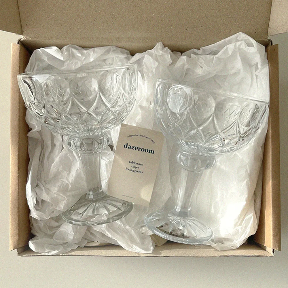 gift set_빈티지 고블렛 2P세트 6type 택1 / 집들이선물 연말선물 - 감도 깊은 취향 셀렉트샵 29CM