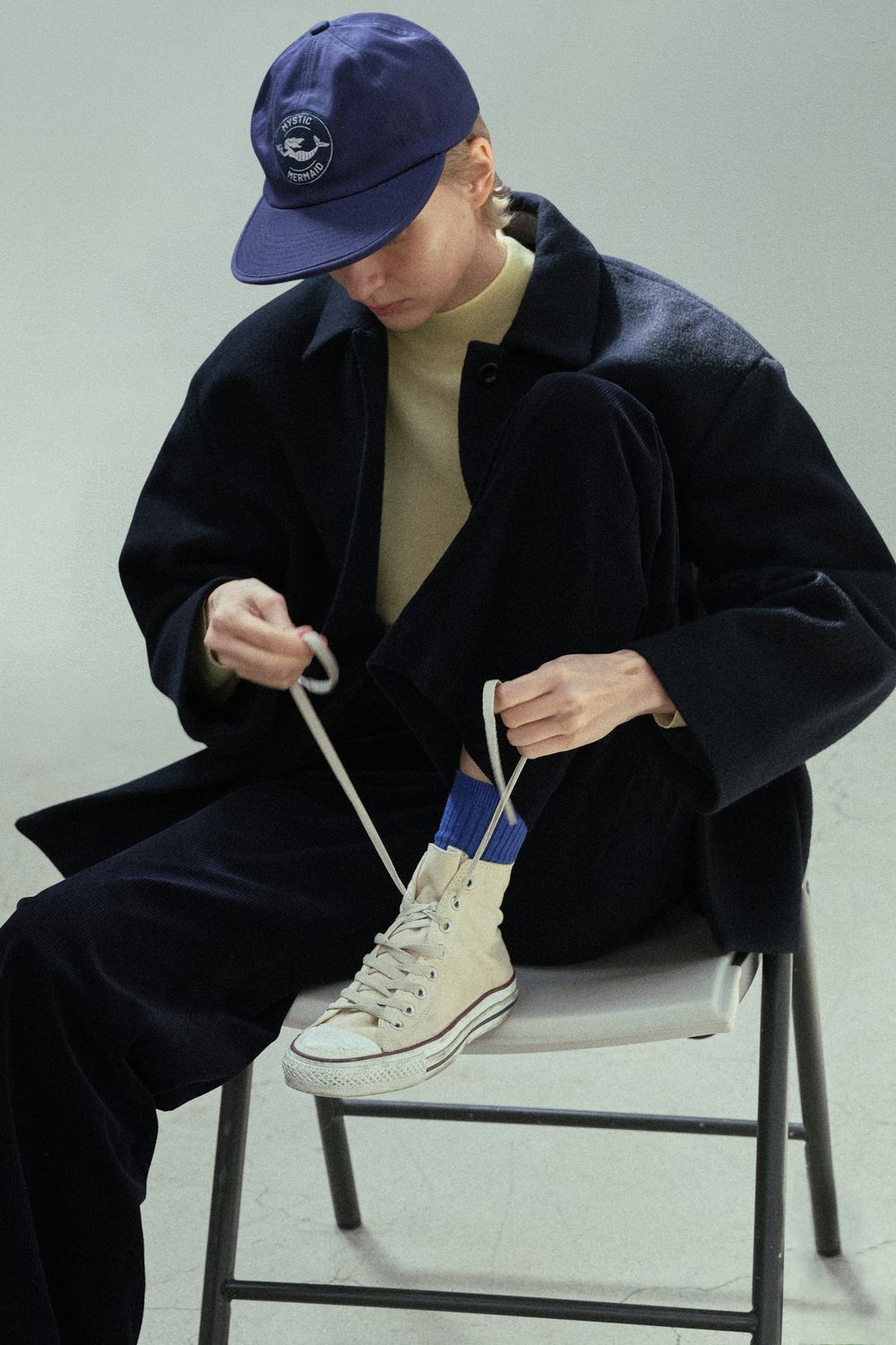 TE3-PT03 코듀로이 팬츠-네이비 - 감도 깊은 취향 셀렉트샵 29CM