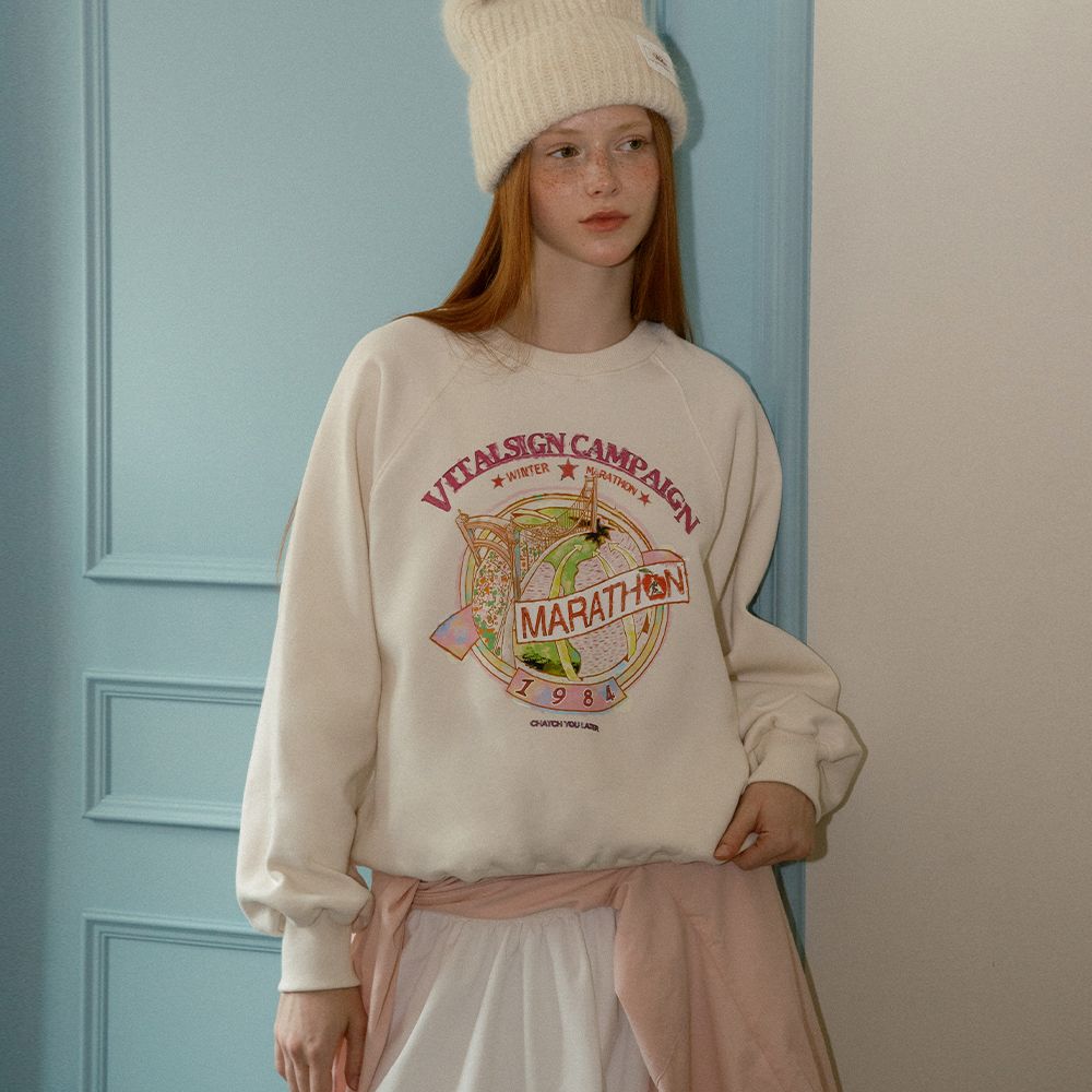 마라톤 2 기모 맨투맨 (2c) - 감도 깊은 취향 셀렉트샵 29CM