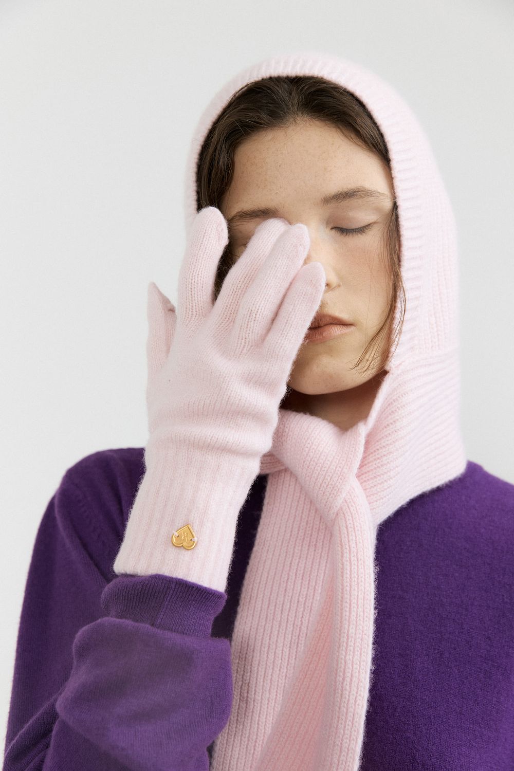 Day Knit Gloves (Melange Pink) - 감도 깊은 취향 셀렉트샵 29CM