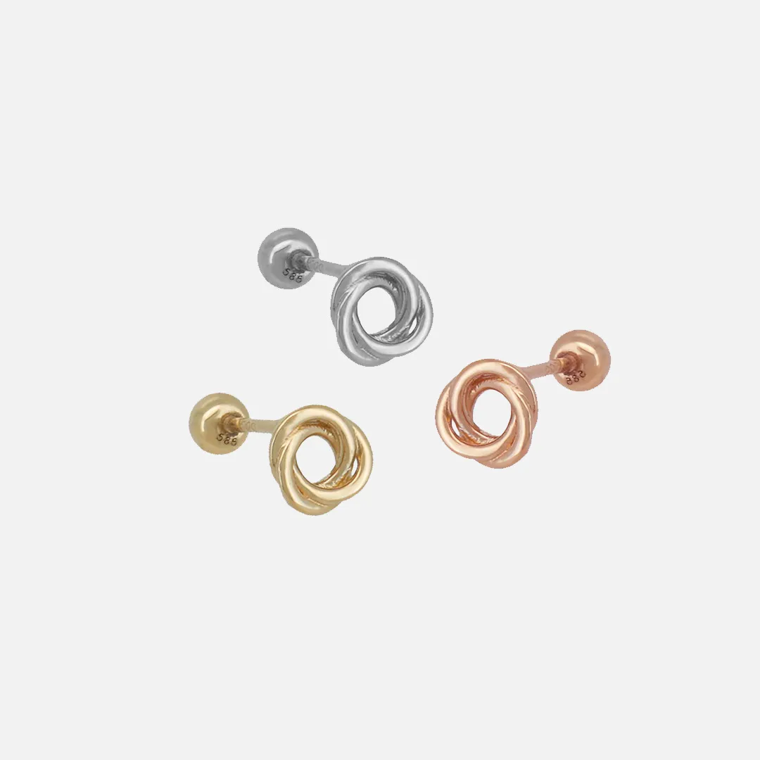 14k tripple circle line piercing - 감도 깊은 취향 셀렉트샵 29CM