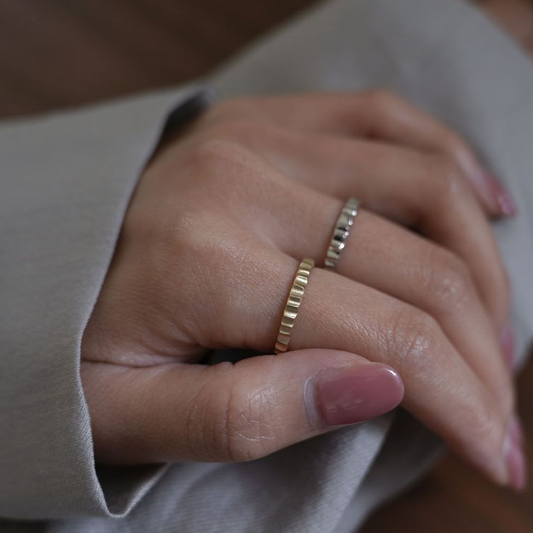 14k uneven ring - 감도 깊은 취향 셀렉트샵 29CM