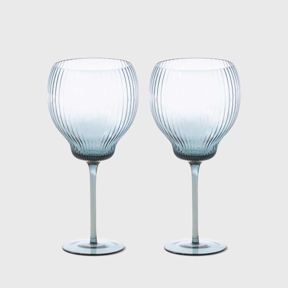 Pum Wineglass_blue 2P set - 감도 깊은 취향 셀렉트샵 29CM