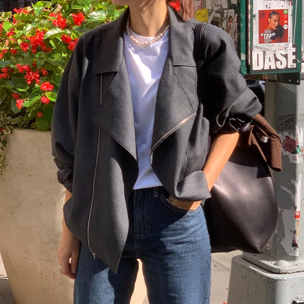 a wool rider jacket (grey) - 감도 깊은 취향 셀렉트샵 29CM