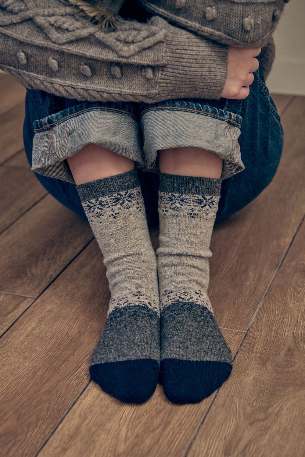 wool snow flakes two tone grey - 감도 깊은 취향 셀렉트샵 29CM