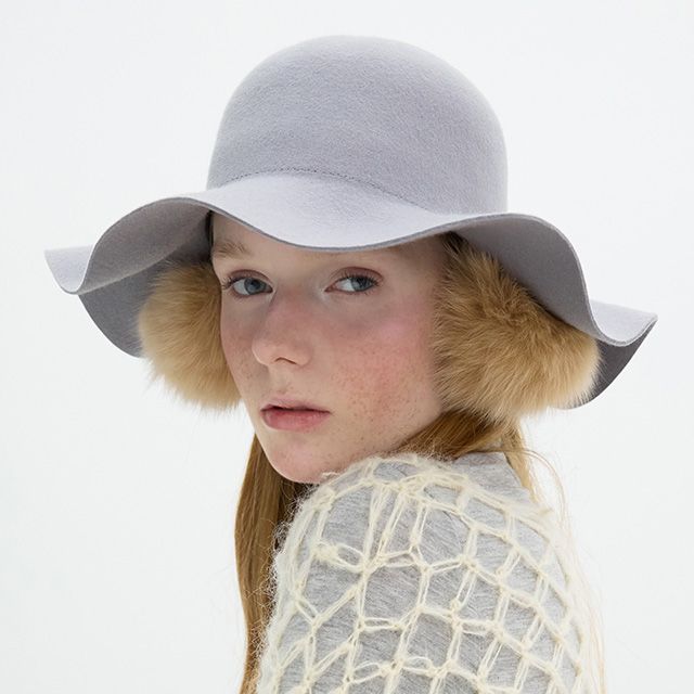 Pom Pom Flare Hat - Bluish Grey - 감도 깊은 취향 셀렉트샵 29CM