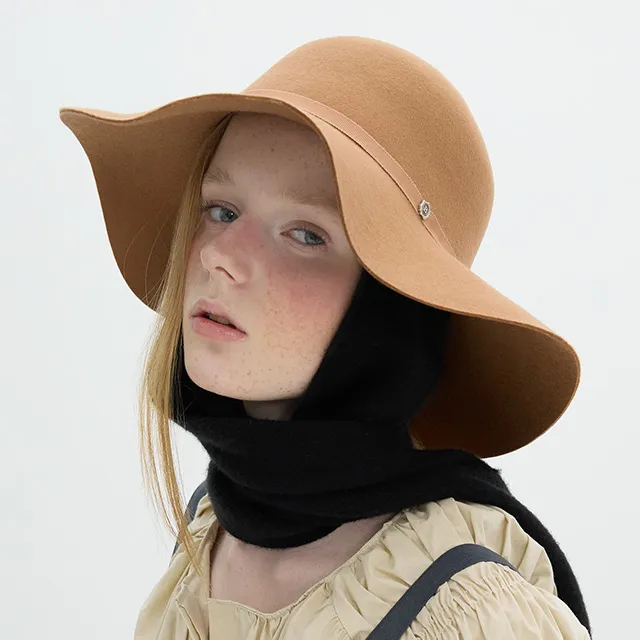 Knit Muffler Flare Hat - Camel Beige - 감도 깊은 취향 셀렉트샵 29CM