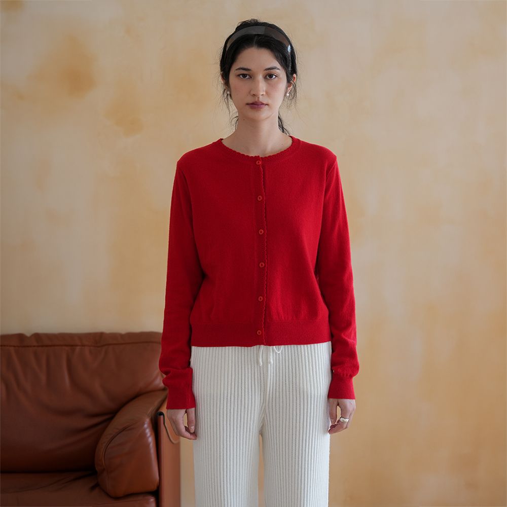 Dear knit cardigan (Red) - 감도 깊은 취향 셀렉트샵 29CM