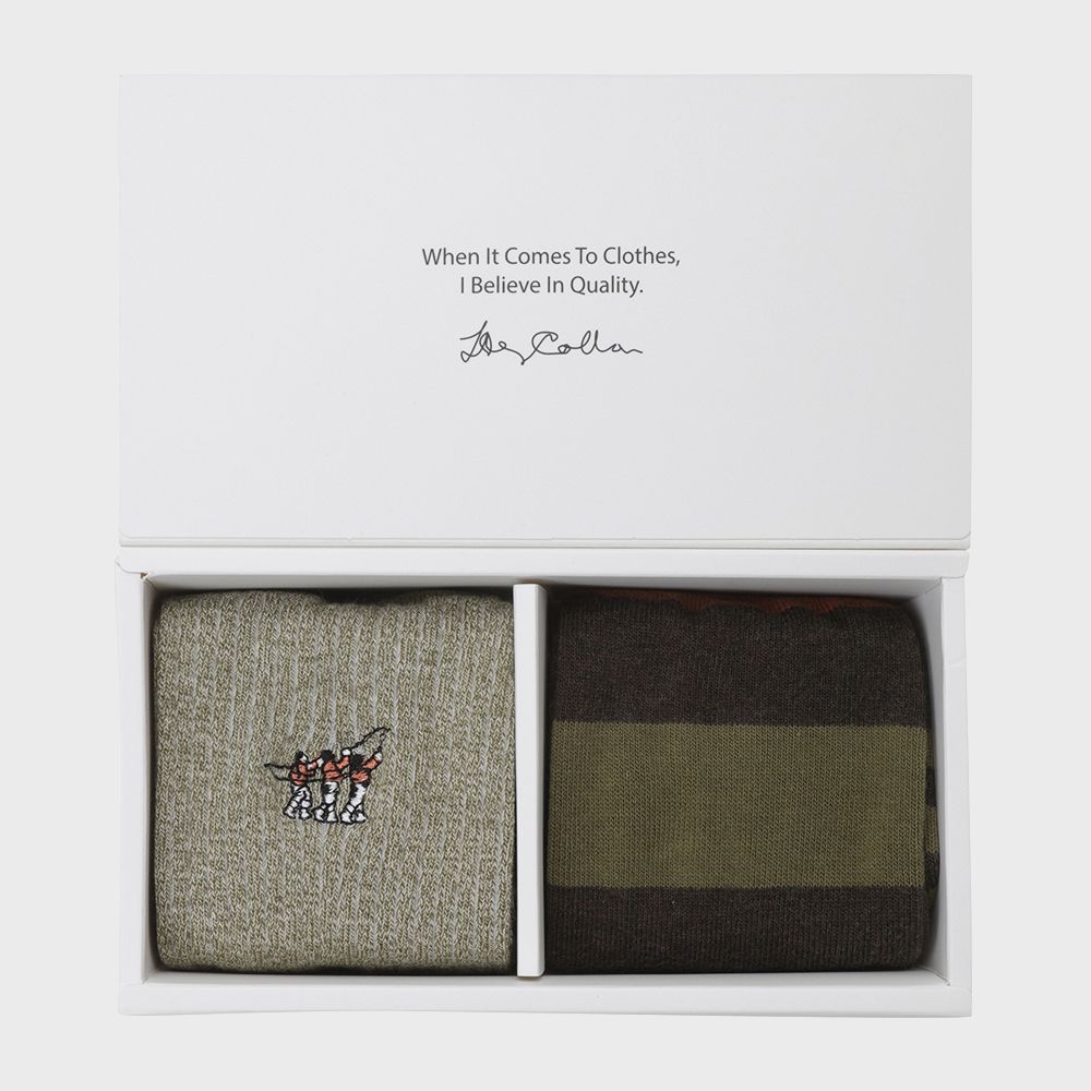 2족 Set_Three Fisherman 블럭 양말_ARLDW24211GRX - 감도 깊은 취향 셀렉트샵 29CM