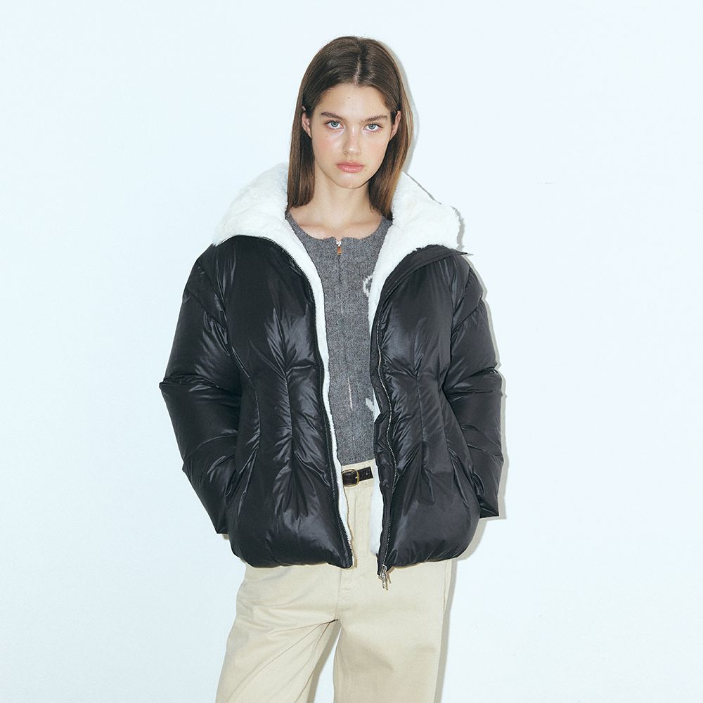 Pintuck Fur Duck Down Padding, Black - 감도 깊은 취향 셀렉트샵 29CM