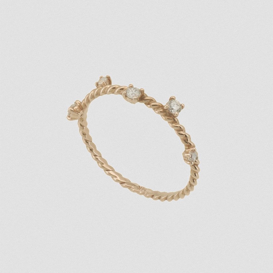 14k unbalance cubic ring - 감도 깊은 취향 셀렉트샵 29CM