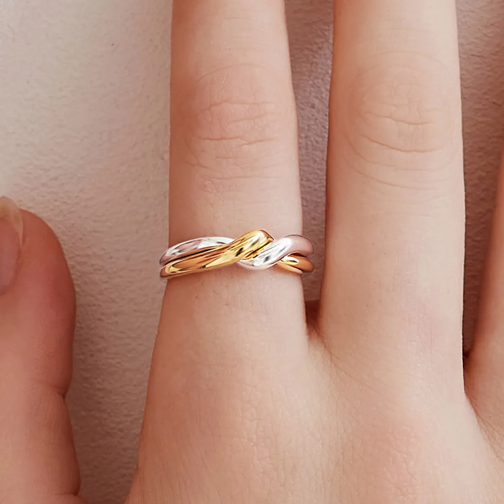 [Silver925] NC016 Twist Combi Ring - 감도 깊은 취향 셀렉트샵 29CM