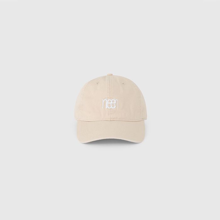 SMALL LOGO CAP_BEIGE - 감도 깊은 취향 셀렉트샵 29CM