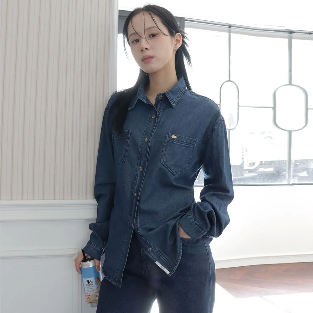 RIO TWO POCKET DENIM SHIRT_2COLORS_DARK BLUE - 감도 깊은 취향 셀렉트샵 29CM