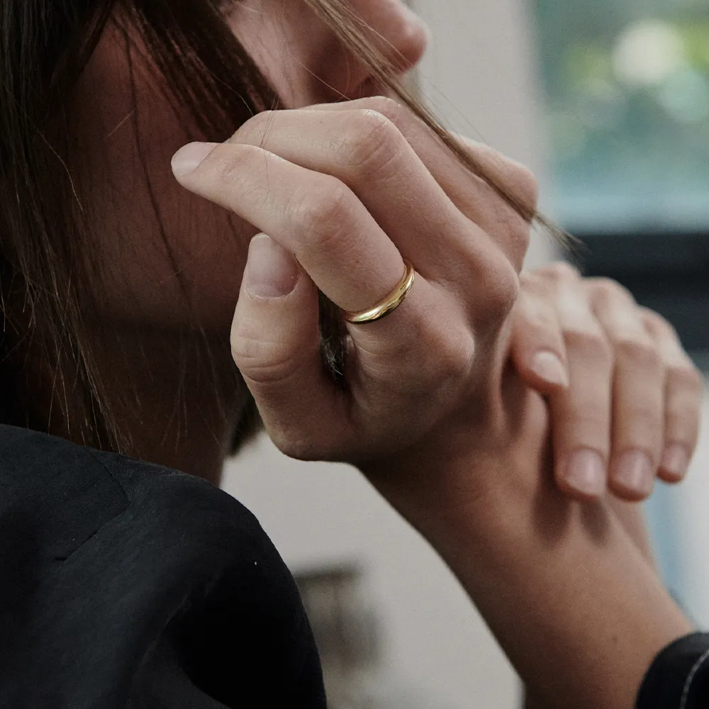 [925 silver] Cinq.silver.205 / mini soar ring (gold) - 감도 깊은 취향 셀렉트샵 29CM