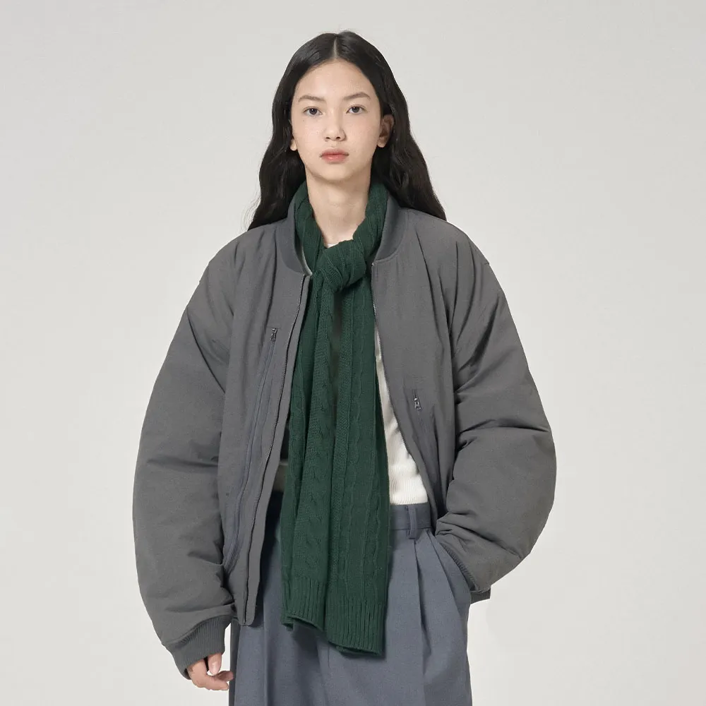 그리드 언발 MA-1 봄버 재킷 [DGRAY]_SEJP011DGRAY - 감도 깊은 취향 셀렉트샵 29CM