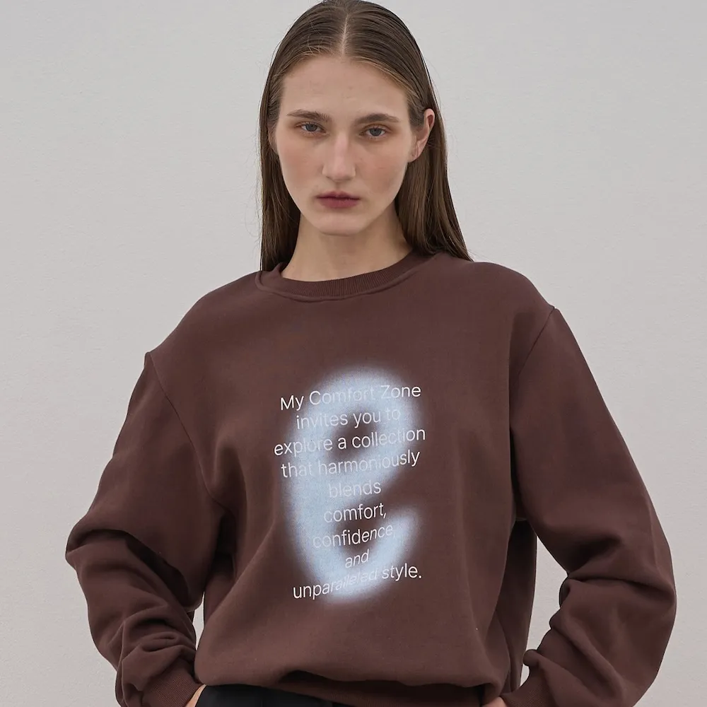 E Blur Sweatshirts_Brown - 감도 깊은 취향 셀렉트샵 29CM