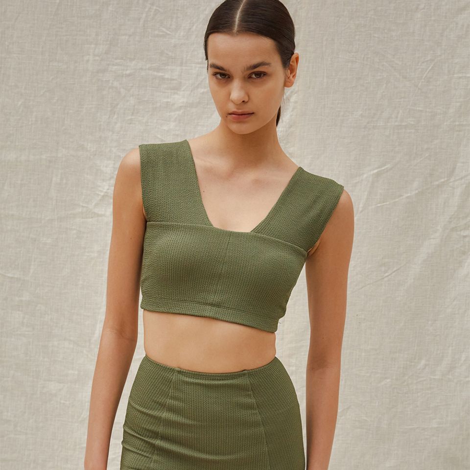 크레이프 스윔 세트 _모스 그린 - 감도 깊은 취향 셀렉트샵 29CM