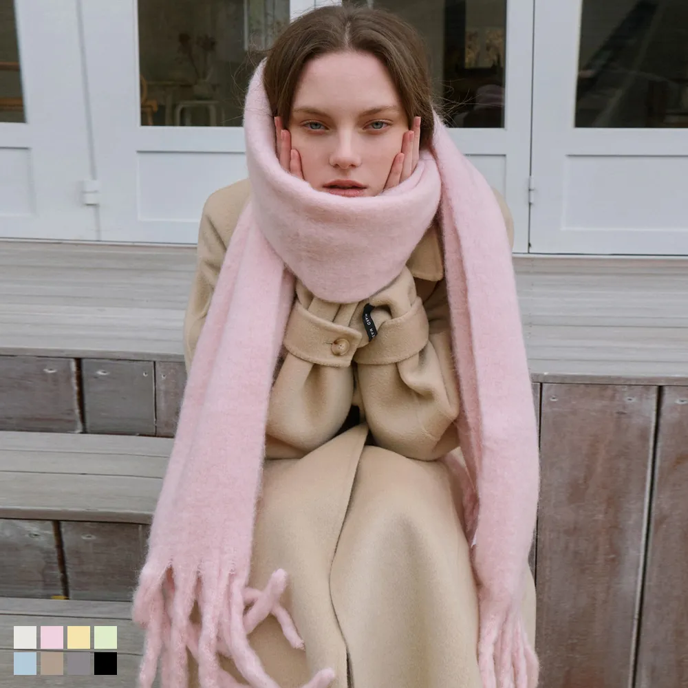 Woul long wide muffler - 8color - 감도 깊은 취향 셀렉트샵 29CM