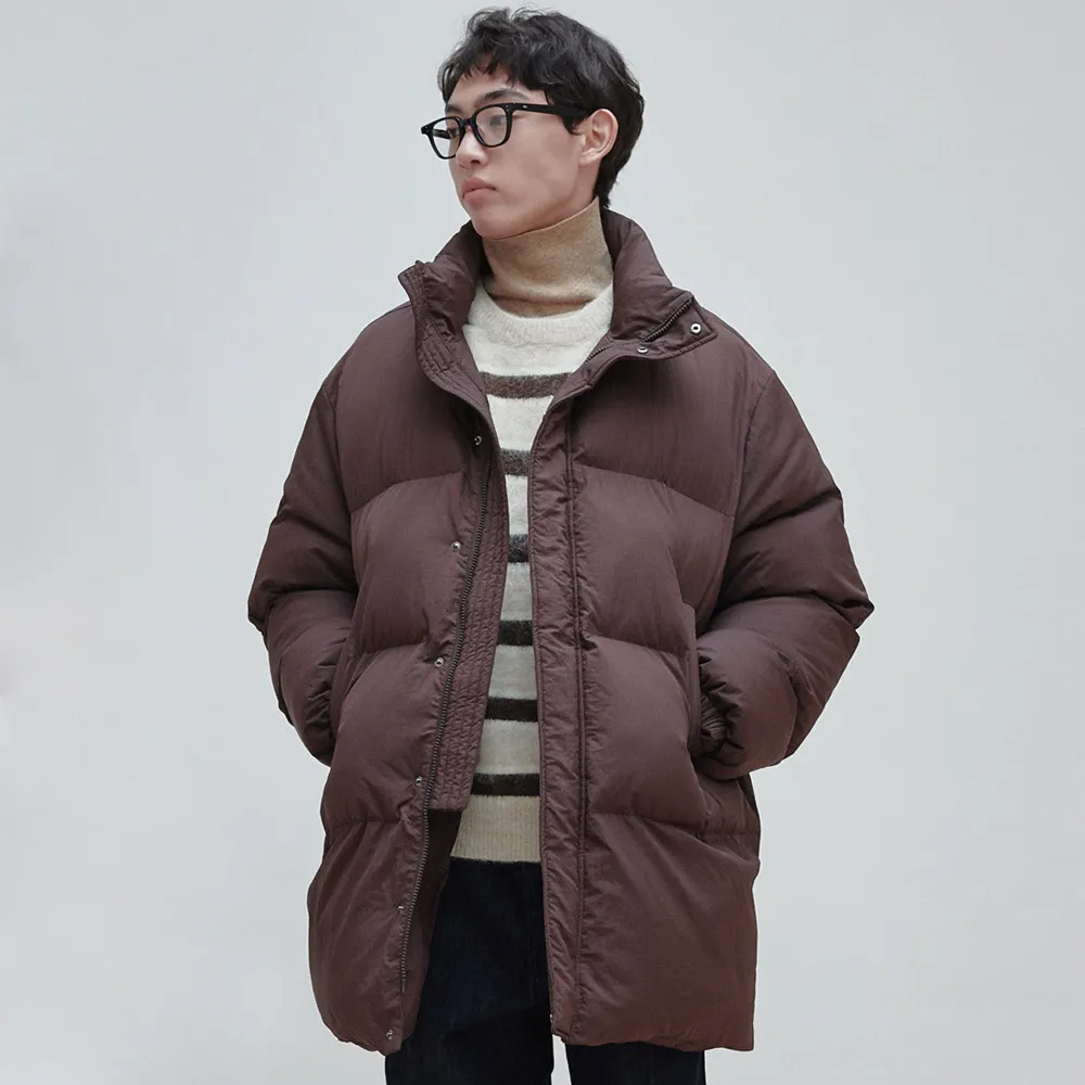 볼드 미디 패딩 점퍼 브라운 - 감도 깊은 취향 셀렉트샵 29CM