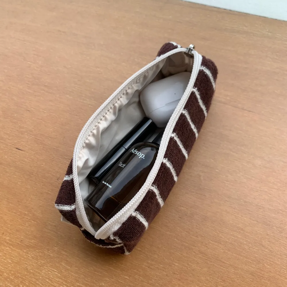 [NEW] Stripe terry pencil pouch (9color) 필통 - 감도 깊은 취향 셀렉트샵 29CM