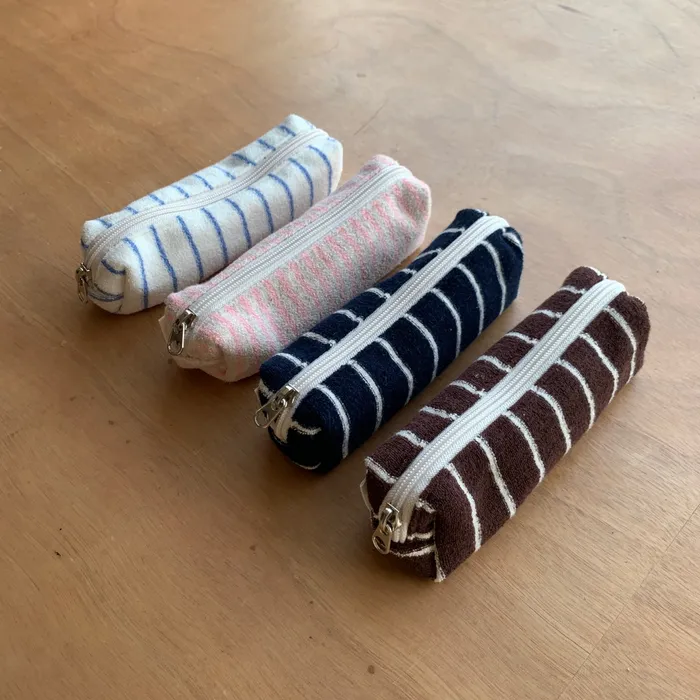 [NEW] Stripe terry pencil pouch (9color) 필통 - 감도 깊은 취향 셀렉트샵 29CM