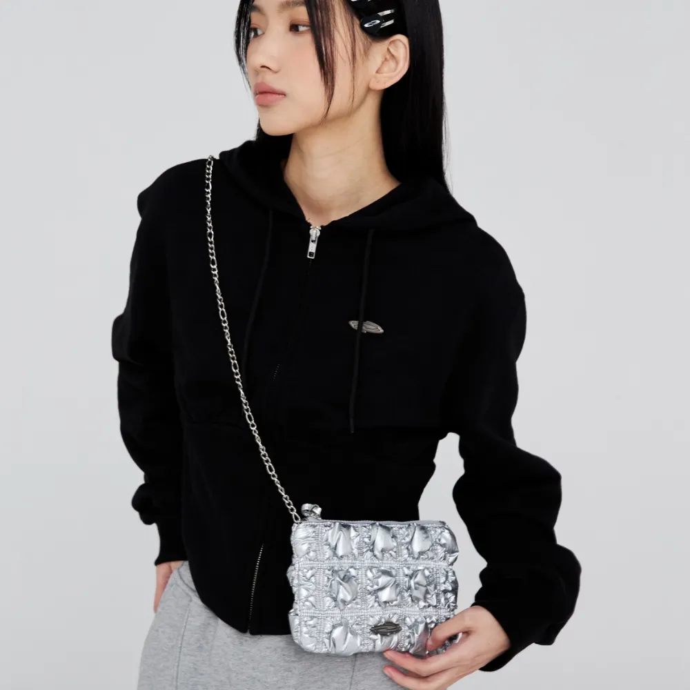 Glossy Quilting Pouch - Silver - 감도 깊은 취향 셀렉트샵 29CM