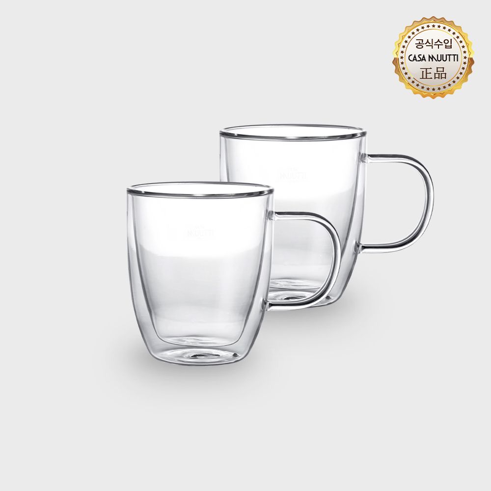더블월 라떼 이중유리 머그컵 310ml 2P - 감도 깊은 취향 셀렉트샵 29CM