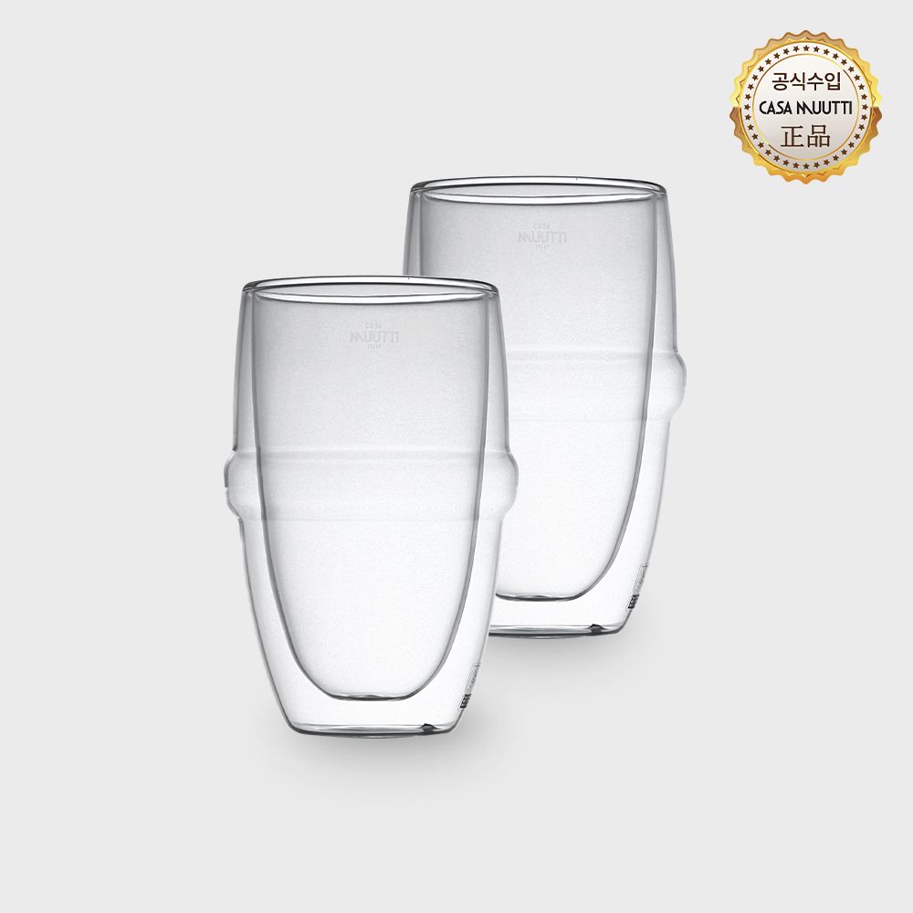 더블월 리본 이중유리컵 410ml 2P - 감도 깊은 취향 셀렉트샵 29CM
