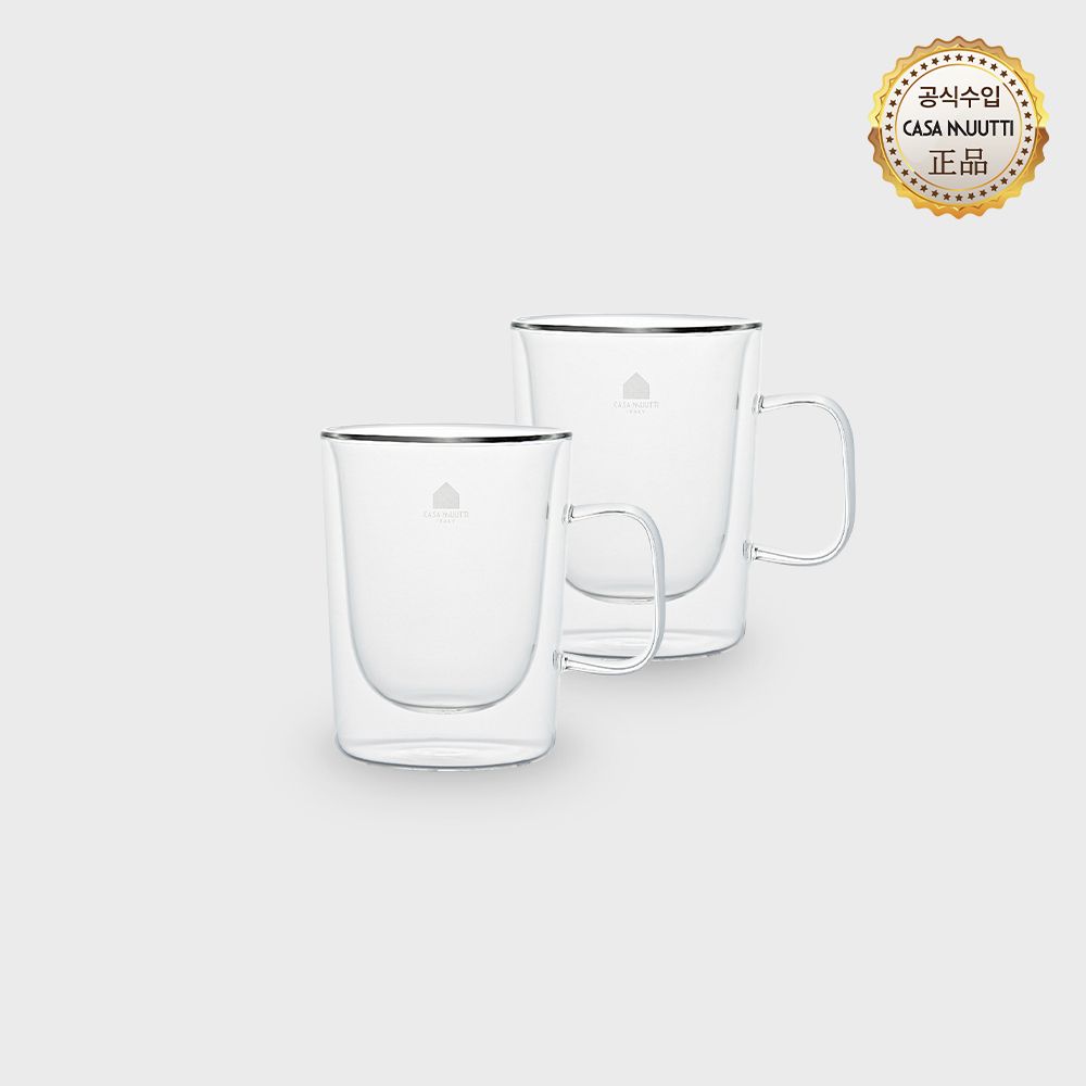 더블월 비엔나 이중유리컵 280ml 2P - 감도 깊은 취향 셀렉트샵 29CM