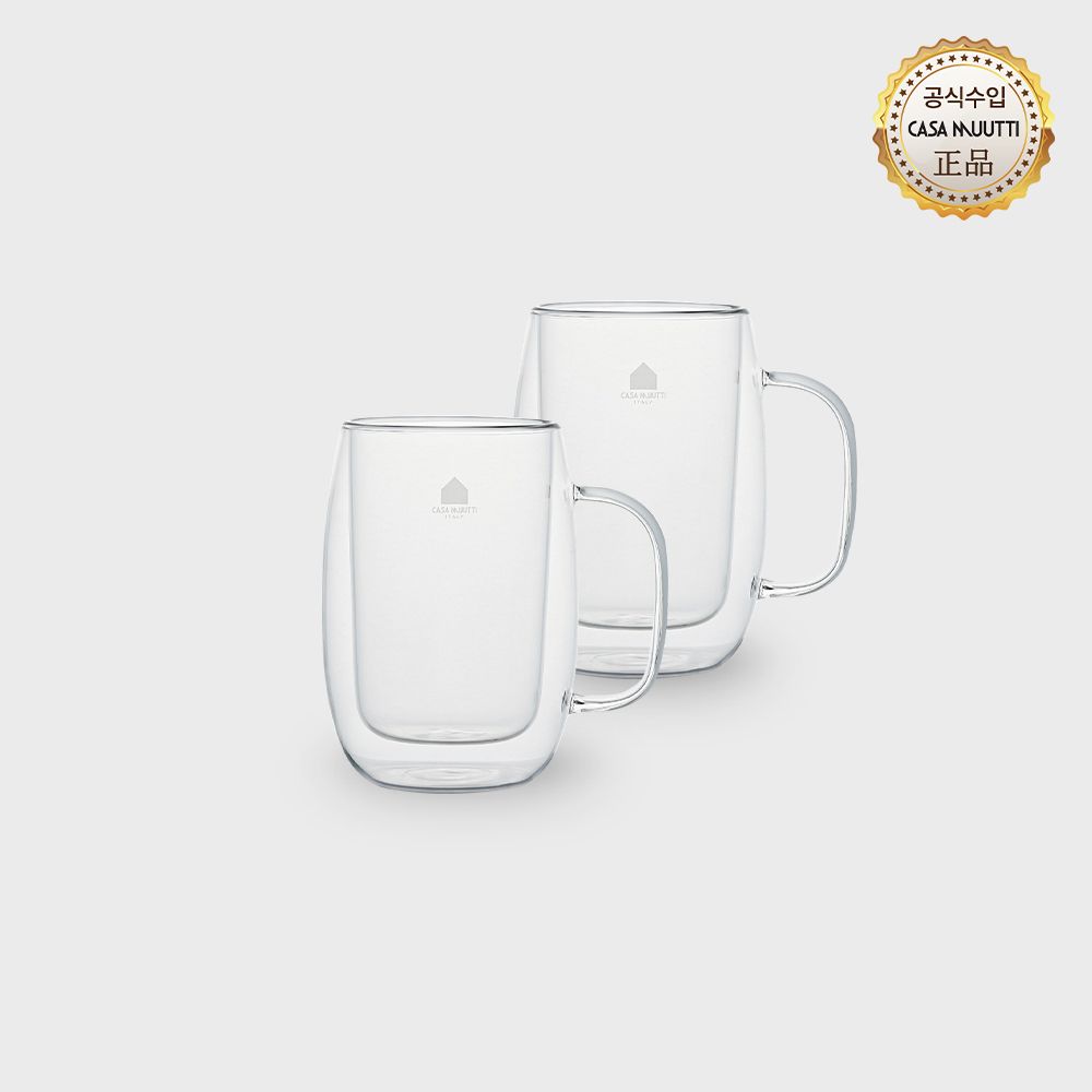 더블월 모카 이중유리컵 350ml 2P - 감도 깊은 취향 셀렉트샵 29CM