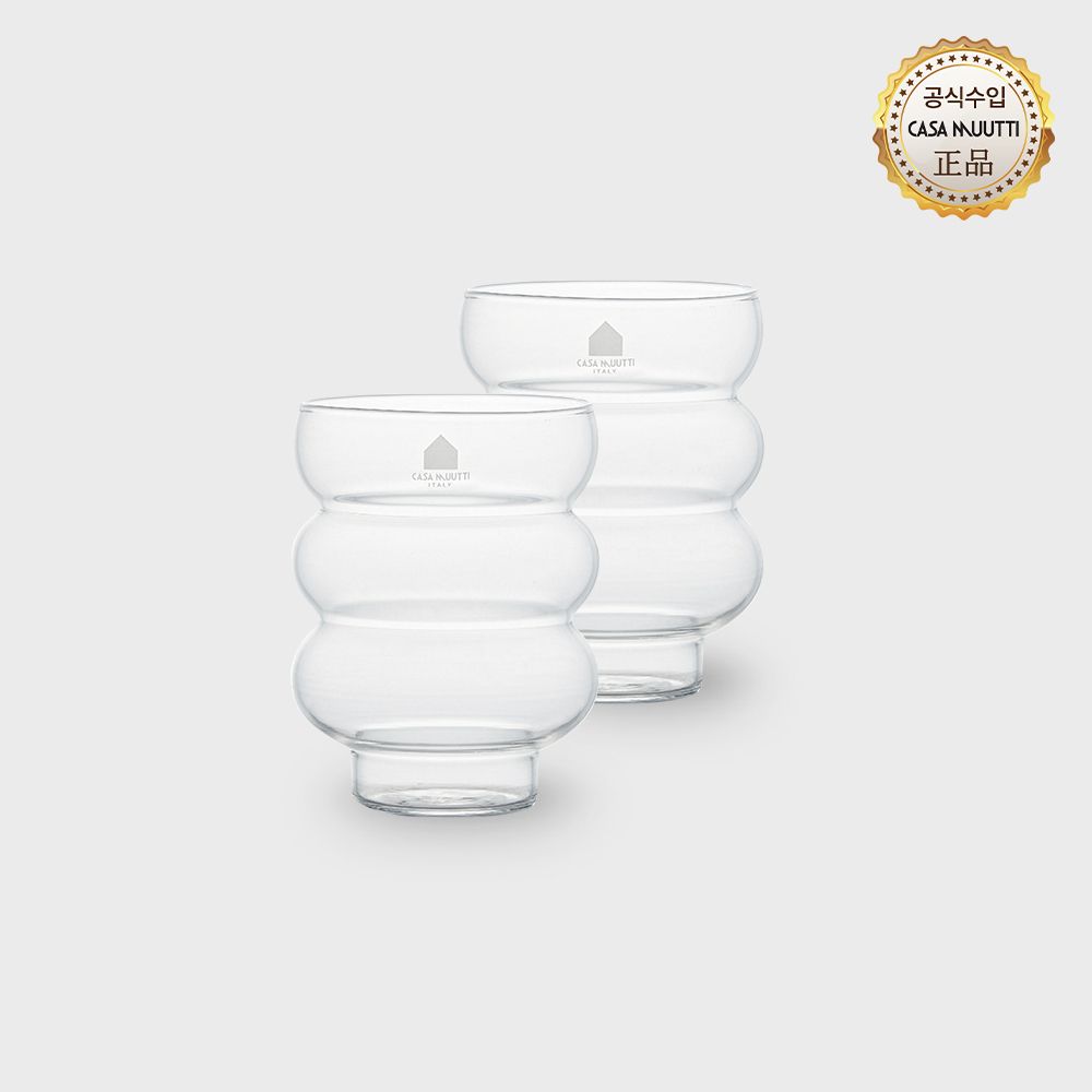 싱글월 트리오L 유리컵 400ml 2P - 감도 깊은 취향 셀렉트샵 29CM