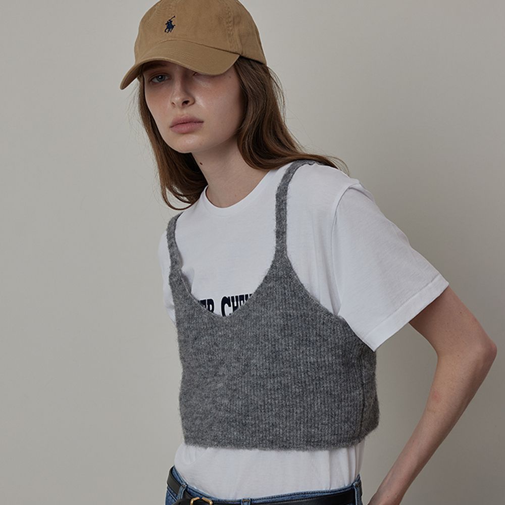 Mohair Crop Layered Knit Top - 감도 깊은 취향 셀렉트샵 29CM