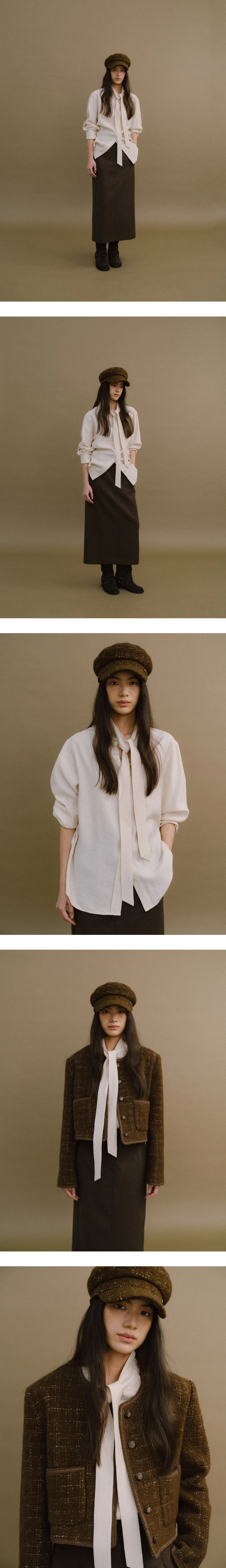 [5차리오더]TIE BLOUSE (CREAM) - 감도 깊은 취향 셀렉트샵 29CM