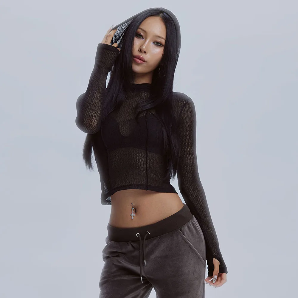 SHEER THIN HOODED_BK - 감도 깊은 취향 셀렉트샵 29CM