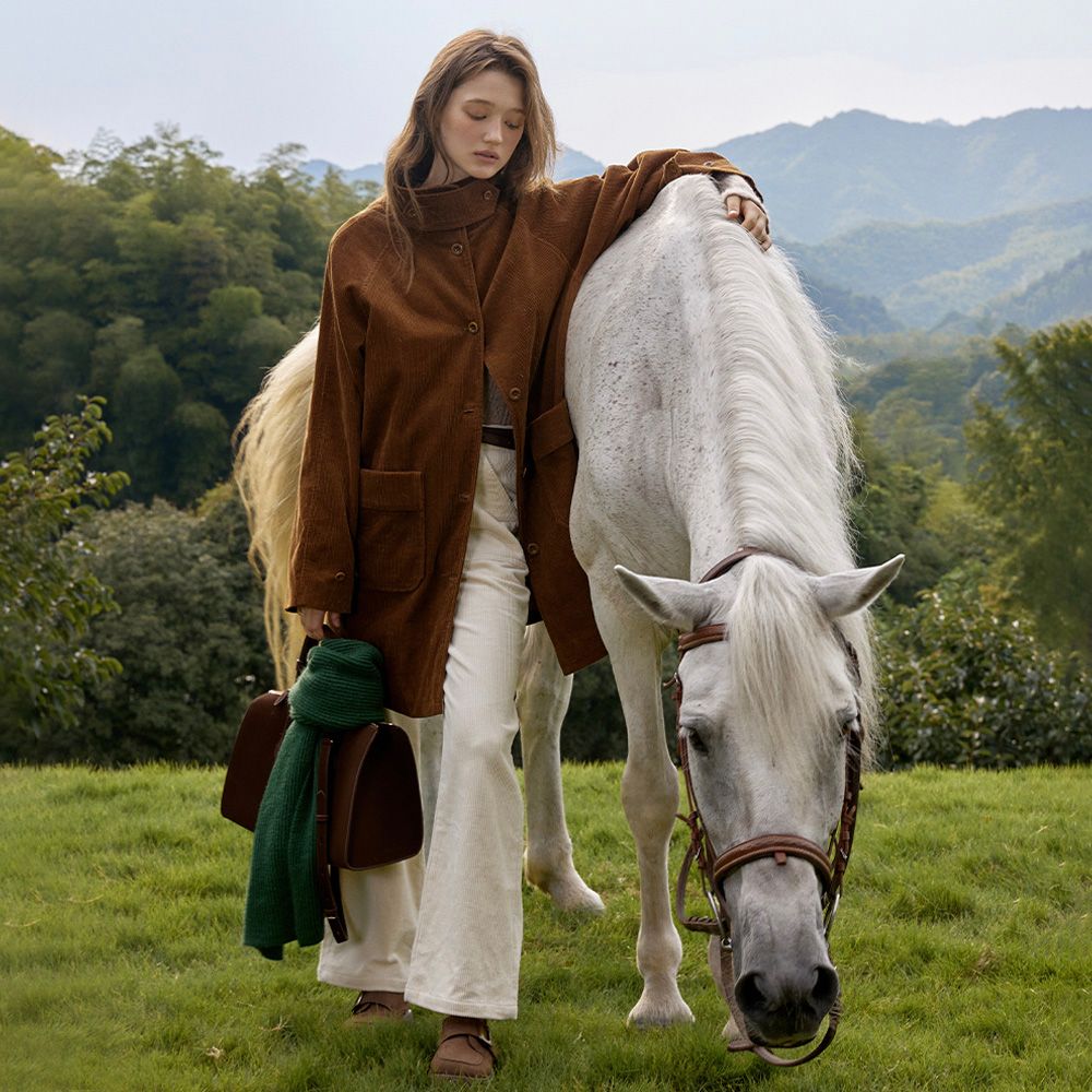 CAMILA corduroy half coat_brown - 감도 깊은 취향 셀렉트샵 29CM