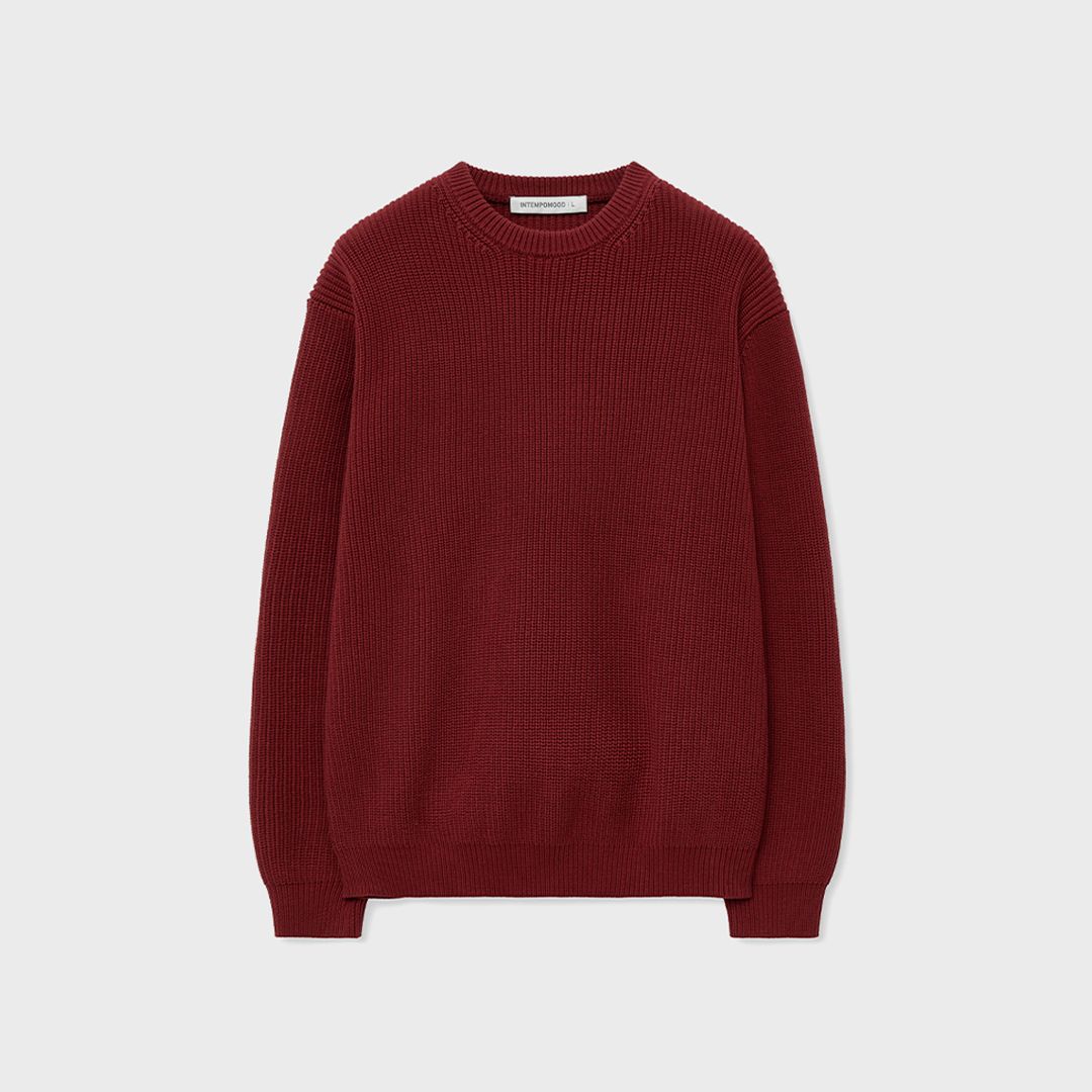 Hachi Elbow Volume Pullover_Wine - 감도 깊은 취향 셀렉트샵 29CM