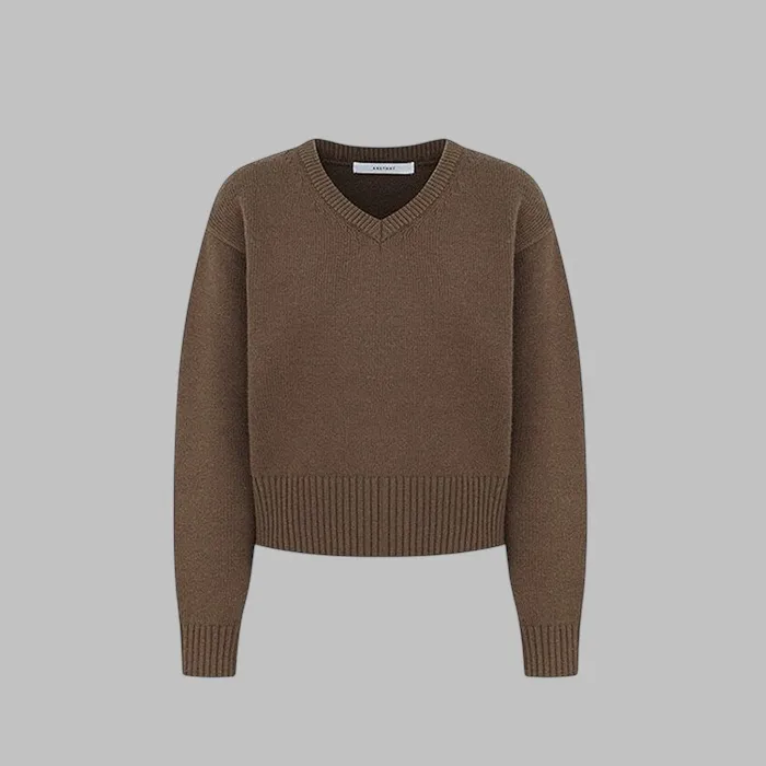 [29CM 단독] V-neck Knit - Brown - 감도 깊은 취향 셀렉트샵 29CM