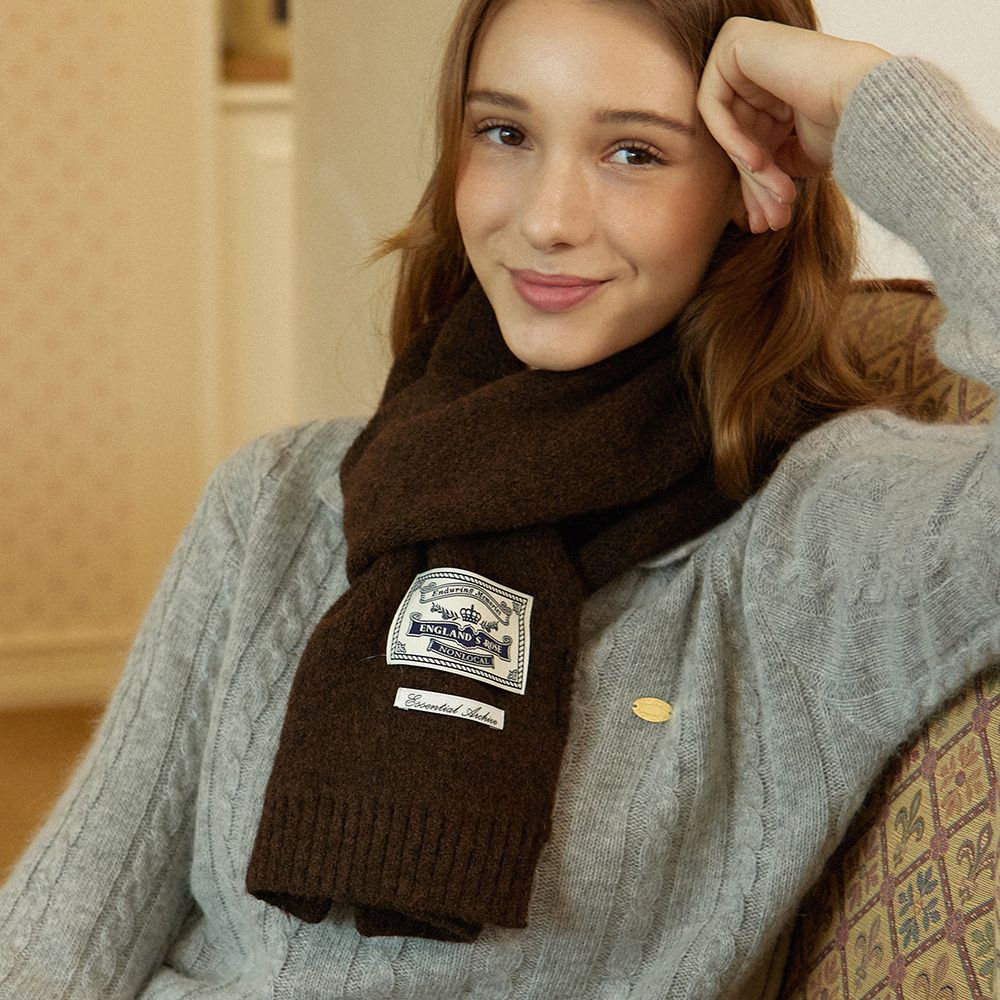 Mellow Knit Muffler - Brown - 감도 깊은 취향 셀렉트샵 29CM