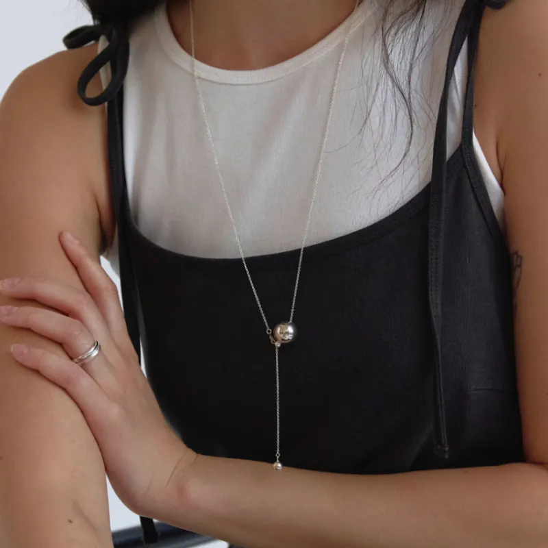 Ball drop necklace - 감도 깊은 취향 셀렉트샵 29CM