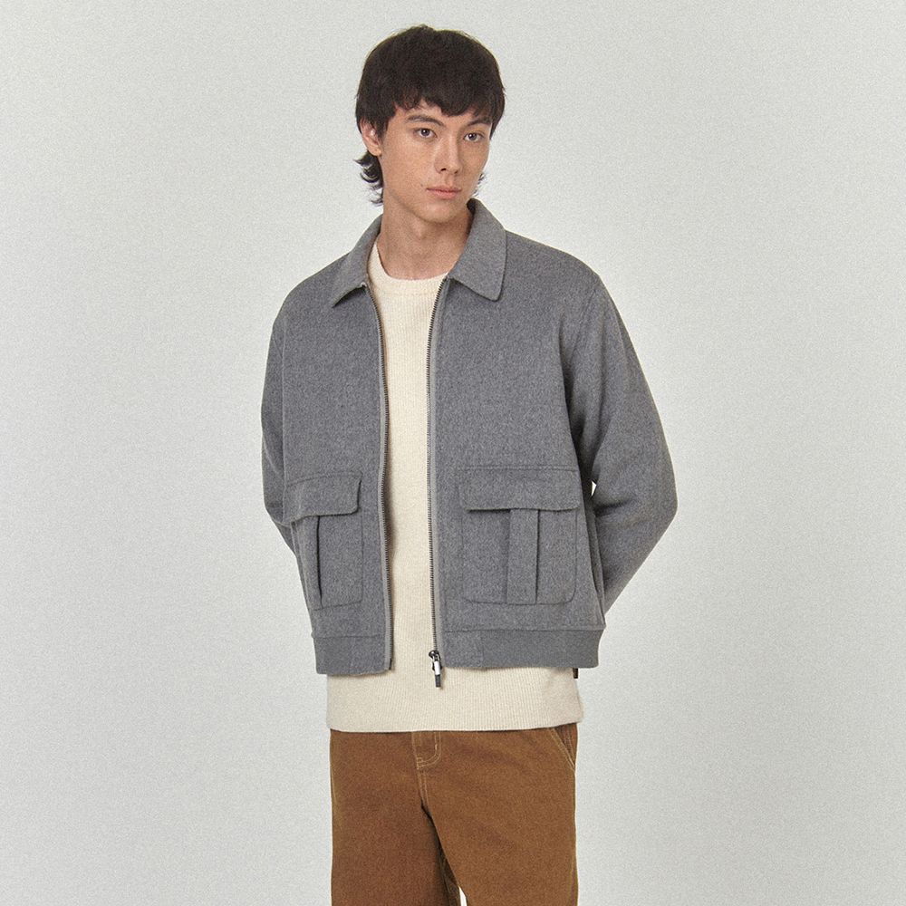 MACAU - BOMBER WOOL JACKET_Grey - 감도 깊은 취향 셀렉트샵 29CM
