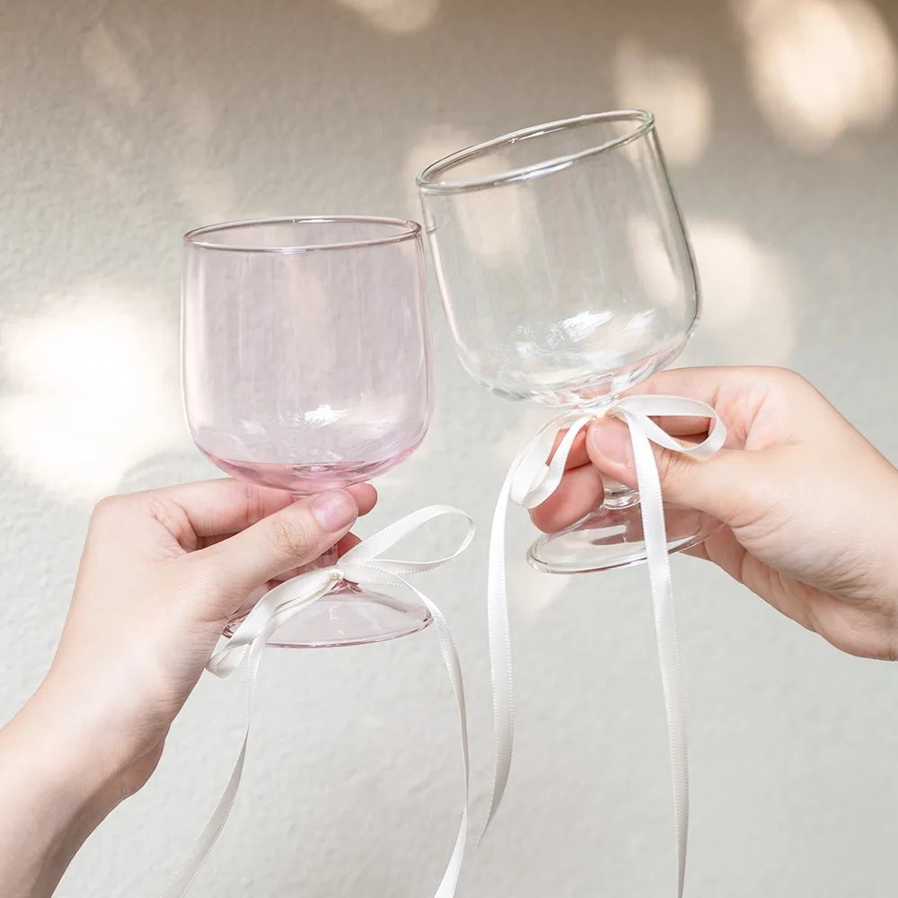 보넬 포컬러 내열 고블렛 와인잔 2P SET (4color) - 감도 깊은 취향 셀렉트샵 29CM