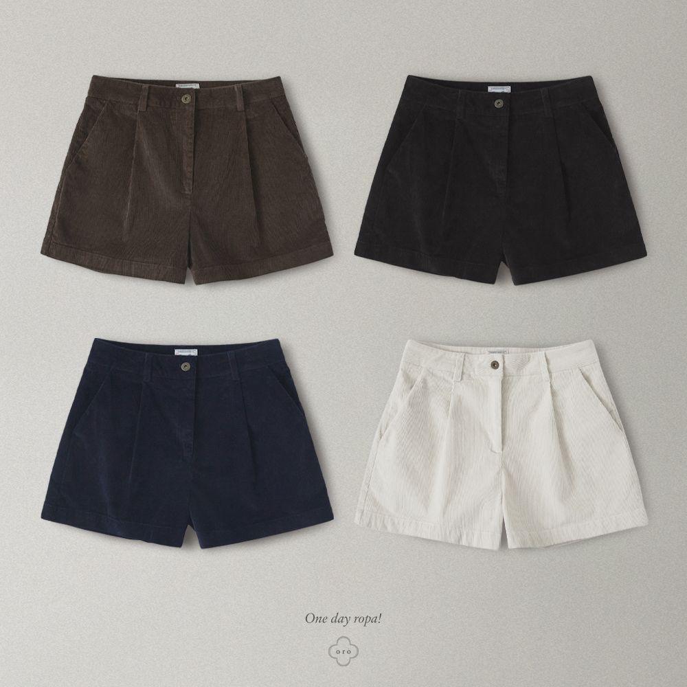 코듀로이 숏 팬츠_4Color - 감도 깊은 취향 셀렉트샵 29CM