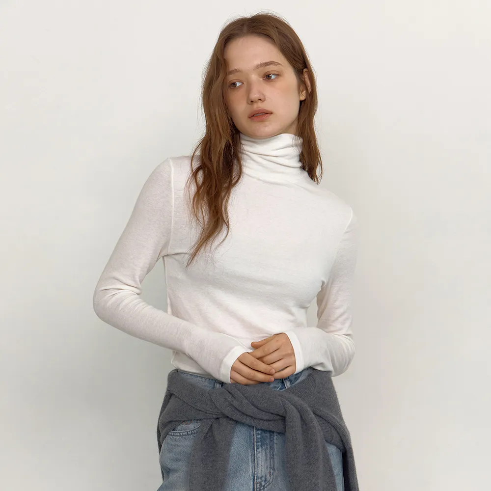 Soft wool turtleneck top (ivory) - 감도 깊은 취향 셀렉트샵 29CM