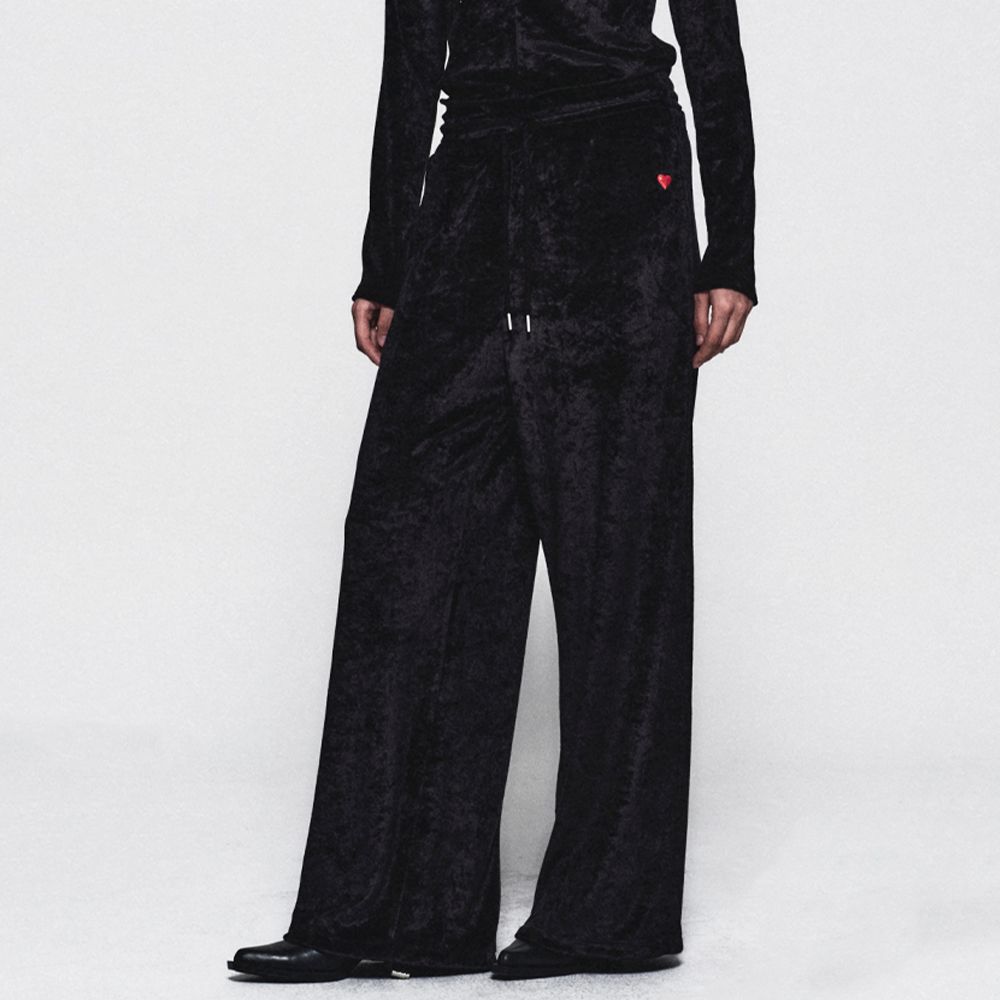 Velvet Track Pants_Black - 감도 깊은 취향 셀렉트샵 29CM