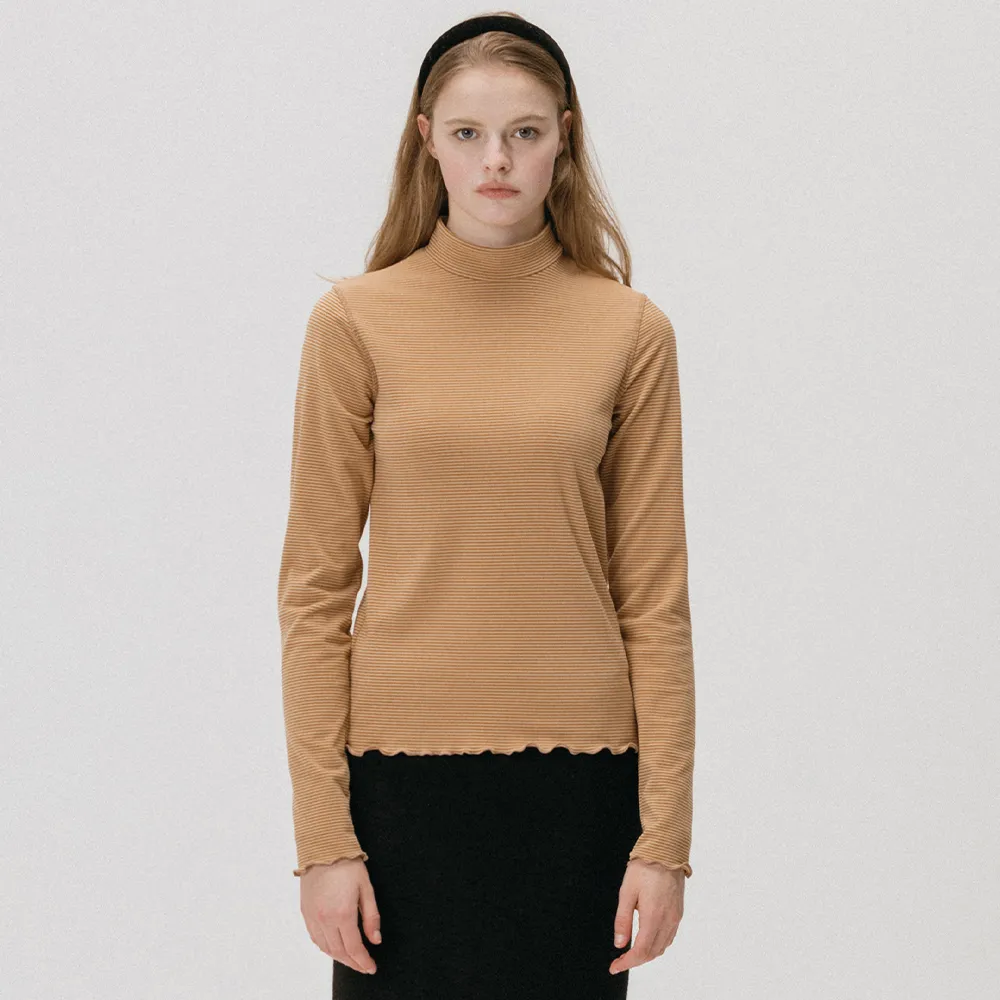 Stripe Half-Neck T_(Orange) - 감도 깊은 취향 셀렉트샵 29CM