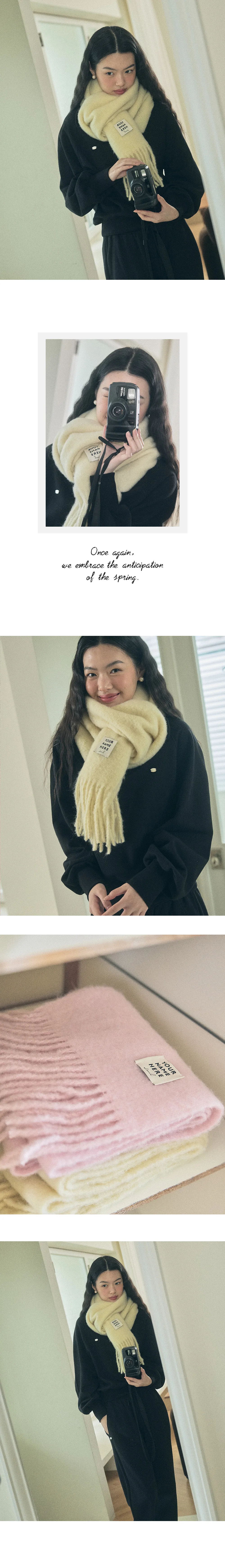 24 유네미 파스텔 울 머플러 (4COL) Y4A032 - 감도 깊은 취향 셀렉트샵 29CM